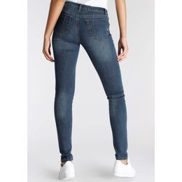 Arizona Damen Skinny-fit-Jeans "Ultra-Stretch, sehr bequem, gut zu kombinieren", blau, Gr. 46, Denim/Jeans, Obermaterial: 74% Baumwolle, 24%