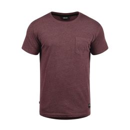 !Solid SOLID Herren Rundhalsshirt "Rundhalsshirt SDBob", rot, Gr. XL, Obermaterial: 60% Baumwolle CO. 40% Polyester PES., Shirts