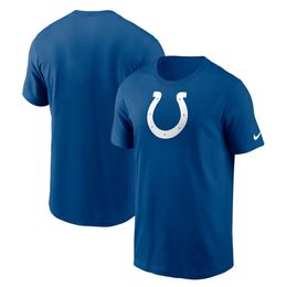T-Shirt Nike "Nike T-Shirt Indianapolis Colts Nike Logo Essential", Damen, Gr. L, blau, 100% Baumwolle, Shirts T-Shirt