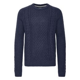 Blend Jungen Strickfleece-Pullover "Strickpullover BHPullover", blau, Gr. XL, Obermaterial: 80% Polyacryl PAN. 20% Baumwolle CO., Pullover