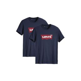 Levi's LEVI'S Herren T-Shirt "T-Shirt Graphic Set-In Neck 2er Pack"blau, Gr. XL, Obermaterial: 100% Baumwolle CO., Shirts