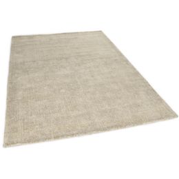 Teppich Tom Tailor HOME, B:140cm H:15mm L:200cm, beige, Viskose, Wolle, Wohnzimmer, Teppiche, "Groove", modernes Design, edles Farbspiel, ideal im