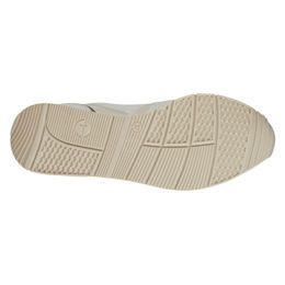 Tamaris Damen Sneaker, Gr. 39, wei&szlig;, Lederimitat, Textil, Schuhe, mit herausnehmbarer Innensohle, Freizeitschuh, Halbschuh, Schn&uuml;rschuh