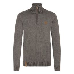 INDICODE Herren Troyer "Troyer IDNathen", grau, Gr. XL, Obermaterial: 75% Baumwolle CO. 25% Polyacryl PAN., Pullover