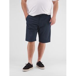 Lerros Herren Bermudas "Lerros Herren Chino-Bermuda in &Uuml;bergr&ouml;&szlig;en", blau, Gr. 42, 98% Baumwolle, 2% Elasthan, Hosen