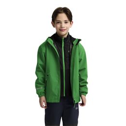 Jack Wolfskin Jungen 3-in-1-Funktionsjacke "HYBRID 3IN1 JACKET K", gr&uuml;n, Gr. 176, Obermaterial: 100% Polyester. Futter: 100% Polyester, Jacken, mit