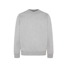 Harlem Soul Herren Sweater, grau, Gr. S, unifarben, Sweatware, Material: 65% Baumwolle, 35% Polyester, Sweatshirts, mit weicher Innenseite