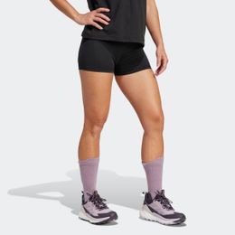 adidas terrex Damen Shorts "W MT 3in TIGHT", schwarz, Gr. S, Obermaterial: 79% Polyester, 21% Elasthan, Hosen
