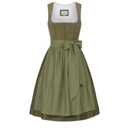 N&uuml;bler N&Uuml;BLER Damen Dirndl "Dirndl midi Luise", gr&uuml;n, Gr. 42, Obermaterial: 100% Polyester PES., Kleider