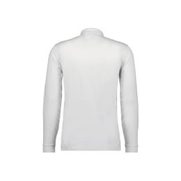 Ragman Herren Poloshirt "Poloshirt Soft Knit Polo Knopf Langarm", wei&szlig;, Gr. 5XL, Obermaterial: 70% Baumwolle CO. 30% Polyester PES., Shirts