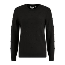 oxmo Damen Longpullover "Pullover OXDotta", schwarz, Gr. L, Obermaterial: 50% Viskose CV. 27% Nylon NY. 23% Polyester PES., Pullover