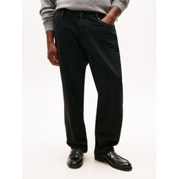 Tommy Hilfiger Big & Tall Herren Gerade Jeans "RELAXED BONA", schwarz, Gr. 40, TOMMY HILFIGER BIG & TALL, unifarben, Denim/Jeans, Obermaterial: 100% Baumwolle, Jeans, Gro&szlig;e