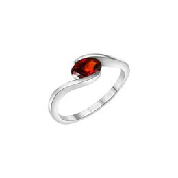 Vivance Damen Fingerring "925-Sterling Silber rhodiniert Zirkonia", 052 (16,6), Silber 925 (Sterlingsilber), transparent, Silber 925