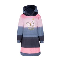 happy girls M&auml;dchen Sweatkleid, bunt, Gr. 122, colorblocking, gestreift, Sweatware, Obermaterial: 100% Baumwolle, Kleider