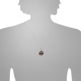 OSTSEE-SCHMUCK Damen Kette mit Anh&auml;nger "OSTSEE-SCHMUCK Kette mit Anh&auml;nger Lebensbaum 21 mm", 50cm, Silber 925 (Sterlingsilber), L: 42, silber,