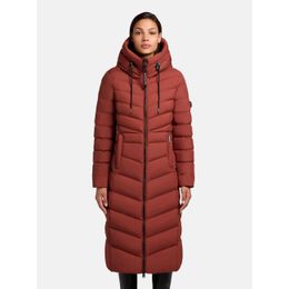 Khujo Damen Steppmantel "Ingram4-YM", rot, Gr. XL, Obermaterial: 100% Polyester. Innenfutter: 100% Nylon. Wattierung: 100% Polyester, M&auml;ntel, Langer