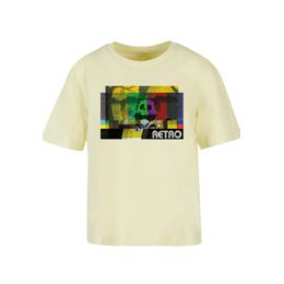 F4NT4STIC Damen T-Shirt "Heroes of Childhood Tao Tao Cassette", gelb, Gr. M, Obermaterial: 100% Baumwolle, Shirts, Retro, Heroes of Childhood, TV