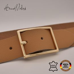 AnnaMatoni Damen Lederg&uuml;rtel "AnnaMatoni Lederg&uuml;rtel Lia Lederg&uuml;rtel Lia"beige 130, Gr. 90, 100% Leder, G&uuml;rtel