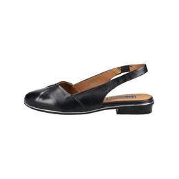 Everybody Damen Ballerina "Everybody Ballerinas Leder", Gr. 40, schwarz, Leder, Schuhe