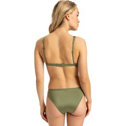 Roxy Damen Bikini-Hose "Brilho", gr&uuml;n, Gr. XS, Obermaterial: 82% Nylon, 18% Elasthan;, Badehosen
