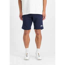 Herren Shorts "Basic Short SL II", blau, Gr. L, Alpha Industries, Obermaterial: 80% Baumwolle, 20% Polyester, Hosen