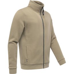Ragwear Herren Sweatjacke "Jettrys"gelbgr&uuml;n, Basic, Gr. M, Material: 70% Baumwolle, 30% Polyester, Sweatjacken, Weiche Herren Alltagsjacke