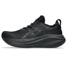 asics Herren Laufschuh "GEL-NIMBUS 27", Gr. 46, schwarz, Textil, Schuhe