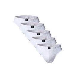 Ceceba Herren Slip "Slip Sport Slip 5er Pack 5er Pack", Gr. XXL, wei&szlig;, Obermaterial: 100% Baumwolle CO., Unterhosen