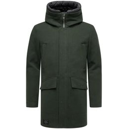 STONE HARBOUR Herren Kurzmantel "Fenroos XX", gr&uuml;n, Gr. M, Obermaterial: 90% Polyacryl, 8% Viskose, 2% Elasthan. Innenfutter: 100% Polyester.