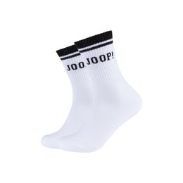 JOOP! JOOP Damen Socken "Socken 2er Pack", Gr. 39logo style, 70% Baumwolle, 18% Polyester, 10% Polyamid, 2% Elasthan, gestreift, Socken