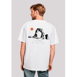 F4NT4STIC Herren T-Shirt "Oversize Escape Discover the World Savannah", wei&szlig;, Gr. L, Obermaterial: 100% Baumwolle, Shirts, Discover the World