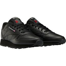 Reebok CLASSIC Damen Sneaker "Classic Leather", Gr. 37,5, schwarz, Leder, Schuhe