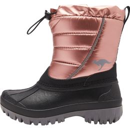 Kangaroos Kinder Winterstiefel "K-Ben", Gr. 34, rosa, Synthetik, Schuhe, Snowboots, Winterboots, Winterschuhe, wasserabweisend