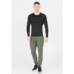 Endurance Herren Langarmshirt "Power", schwarz, Gr. XXXL, unifarben, 90% Polyester, 10% Elasthan, Shirts, mit Temperatur- und Feuchtigkeitsregulierung