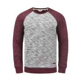 !Solid SOLID Herren Longpullover "Sweatshirt SDFlocker", rot, Gr. XXL, Obermaterial: 100% Baumwolle CO., Sweatshirts