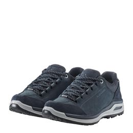 Lowa Damen Wanderschuh "ASCONA GORE-TEX LO WS", Gr. 39,5, blau, Leder, Textil, Schuhe, wasserdicht