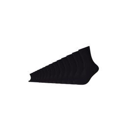 Camano Damen Socken "Socken Classics 15er Pack", Gr. 43schwarz, 75% Baumwolle, 25% Polyamid, uni, Socken, 15er Pack Mit recycelter Baumwolle f&uuml;r