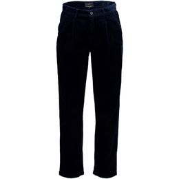 Junk De Luxe Herren Cordhose "Junk De Luxe Cordhose", blau, Gr. S, Obermaterial: 100% Baumwolle, Hosen