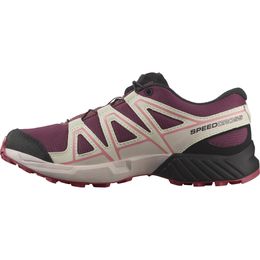 Salomon Kinder Outdoorschuh "SPEEDCROSS J", Gr. 34nocturne, hushed violet, rouge rot, Synthetik, Textil, Schuhe