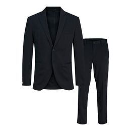 Jack & Jones Kinder Anzug "JJEJAXON sorgt f&uuml;r stylischen Look mit optimaler Passform", blau, Gr. 176, JACK & JONES JUNIOR, unifarben, Jersey, Obermaterial: 79%