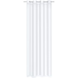 Gardine HEINE HOME, B:140cm H:245cm, wei&szlig;, Polyester, Gardinen