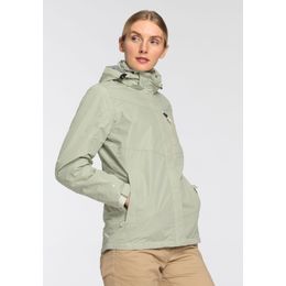 Killtec Damen Regenjacke, gr&uuml;n, Gr. 46, Popeline, Obermaterial: 100% Polyester. Futter: 100% Polyester, Jacken, Wasser- & winddicht & leicht &