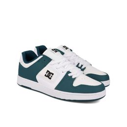 DC Shoes Herren Sneaker "Manteca", Gr. 9, weiß, Obermaterial: Leder (Kuh) / Futter: Textil / Außensohle: Gummi, Schuhe