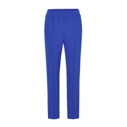 GOLDNER Damen Schlupfhose "Kurzgr&ouml;&szlig;e Damen-Schlupfhose SARA mit Stretchkomfort", blau, Gr. 21, Obermaterial: 50% Polyamid PA. 45% Viskose CV. 5%