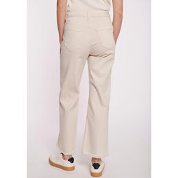 Haily's HAILY&rsquo;S Damen Weite Jeans "7/8 C JN Ju44lina", beige, Gr. XXL, unifarben, Denim/Jeans, Obermaterial: 98% Baumwolle, 2% Elasthan, Jeans