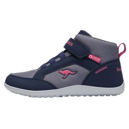 Kangaroos M&auml;dchen Sneaker "K-BFK SOLE MID EV", Gr. 38k blau, fuchsia, Synthetik, Schuhe, Barfussschuh, wasserabweisend