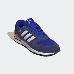Herren Sneaker "RUN 80S", adidas Sportswear, Gr. 40, blau, Leder, Synthetik, Textil, Schuhe