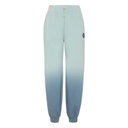 Plein Sport Damen Jogger Pants "Degrade", blau, Gr. XS, Obermaterial: 59% Baumwolle, 35% Polyester, 6% Elasthan, Hosen