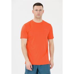 Funktionsshirt Endurance "Vernon", Herren, Gr. L, orange, 100% Polyester, unifarben, normal, Rundhals, Shirts Funktionsshirt, im funktionalen Design mit Quick Dry-Funktion