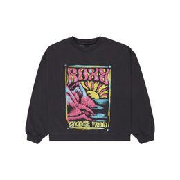 Roxy Mädchen Sweatshirt "Lineup Brushed", grau, Gr. 12, 55% Baumwolle, 25% Baumwolle, 20% Polyester, Sweatshirts